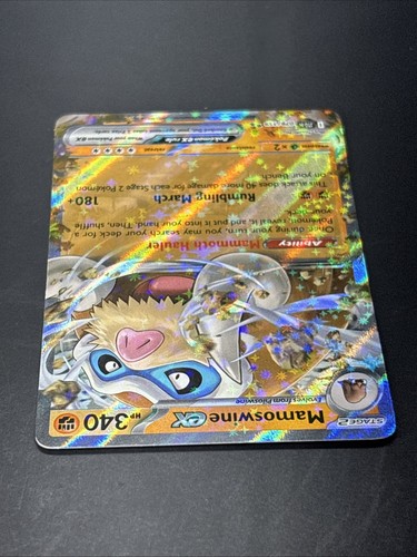 Mamoswine ex - 079/159, SV09: Journey Together, Pokémon TCG, Holo, Near ...