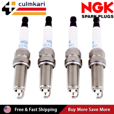 4Pc NGK DILKAR6A11 Iridium Spark Plug 22401-JA01B For Nissan Altima ...
