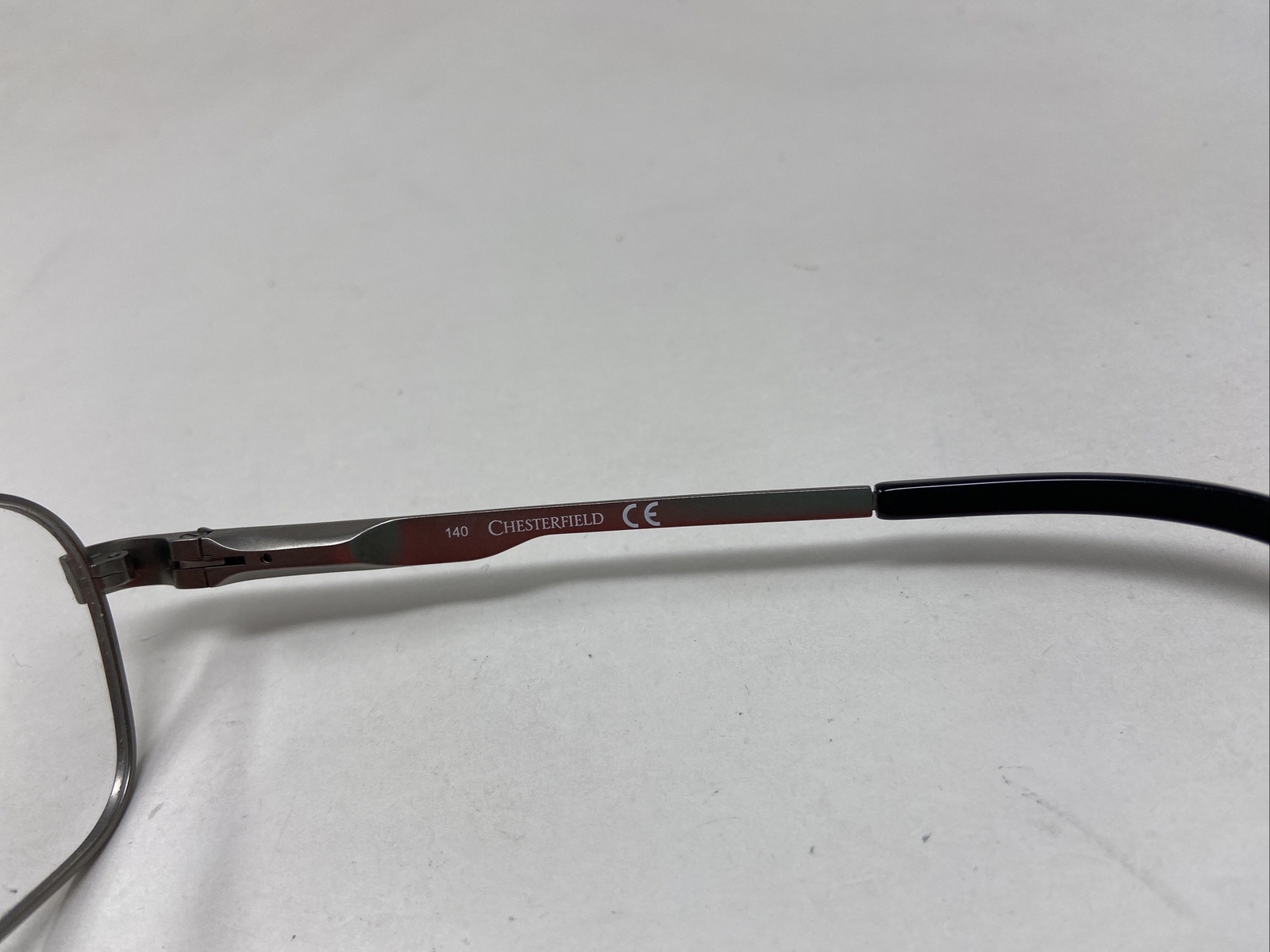 CHESTERFIELD TITANIUM EYEGLASSES CH866/T J1 GUNMETAL 56-17-140 FLEX ...