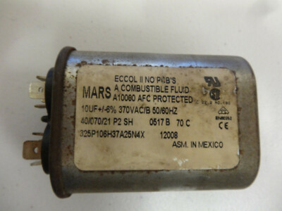 MARS Capacitor 325 P106H37A25N4X; 10uf; 370vac; 50/60HZ ----"USED" | eBay
