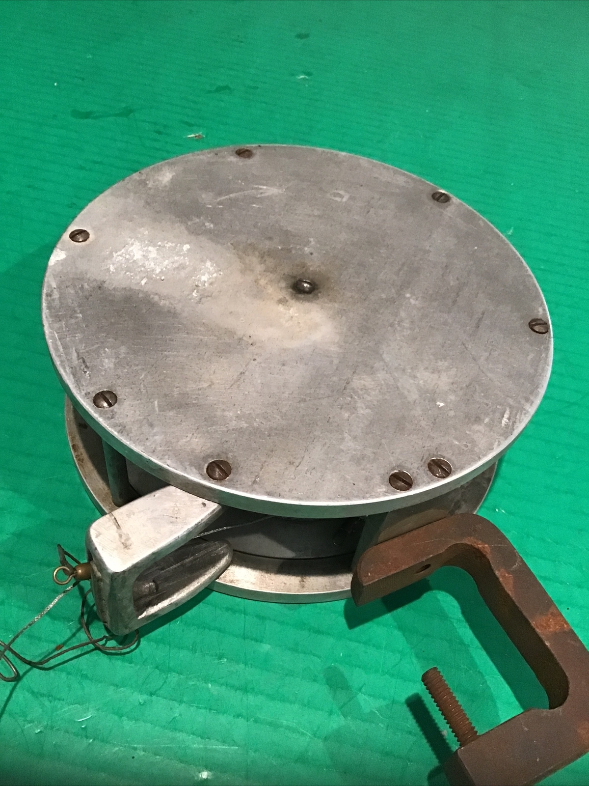 VINTAGE HANDLINE TROLLING REEL Working COLLECT OR FISH Hand Line River ...