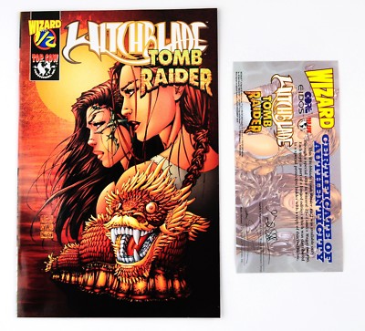 Top Cow Comics - Wizard ~ 1/2 Witchblade Tomb Raider Ltd Edition w/COA ...