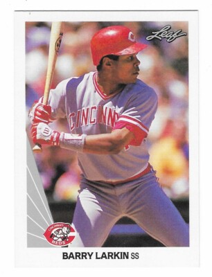 BARRY LARKIN 1990 Leaf Baseball # 18 Cincinnati Reds HOF NM - MT | eBay