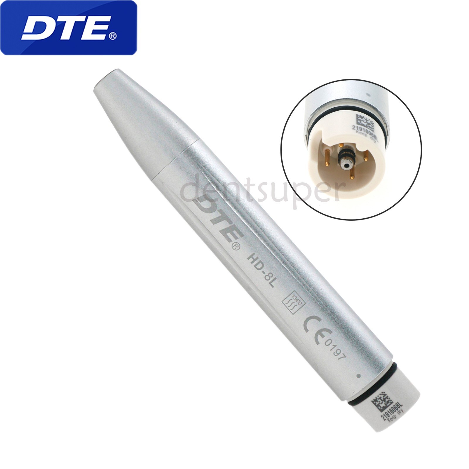 Woodpecker DTE HD-8L LED Ultrasonic Piezo Scaler Handpiece for D600 S6 ...
