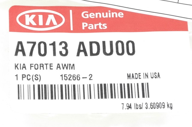 Kia Forte 2014 OEM All Weather Floor Mats A7013 Adu00 for sale online ...