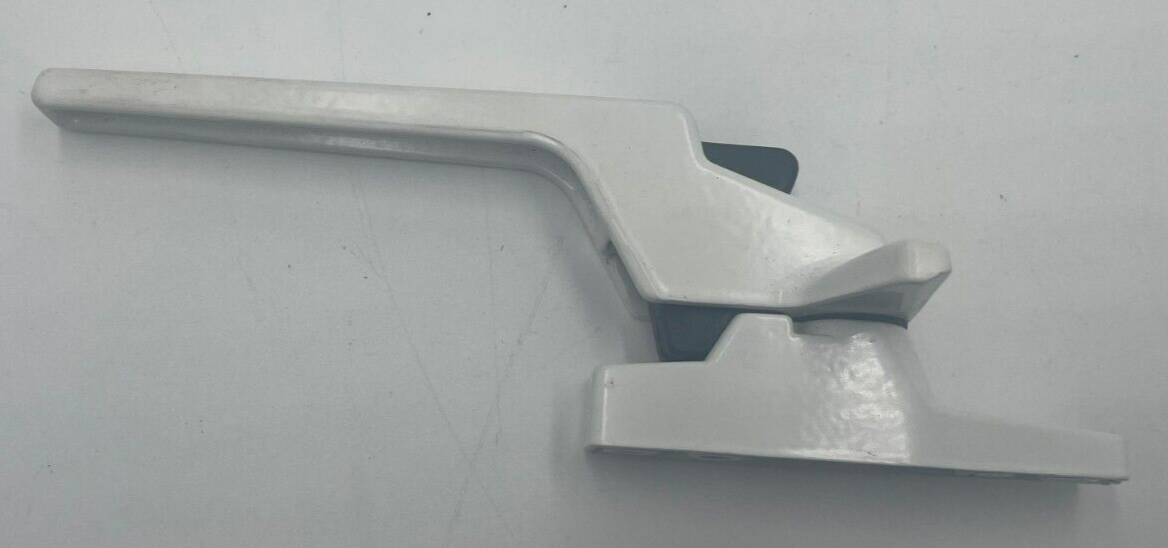 Cotswold Locking Cockspur Window Handle White Left Hand 21mm Step ...