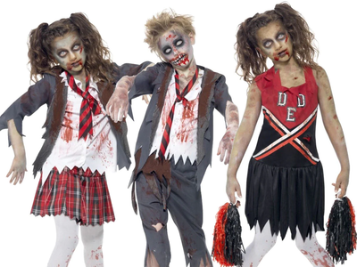 Zombie Family Costume The Family That Zombies Together, Stays