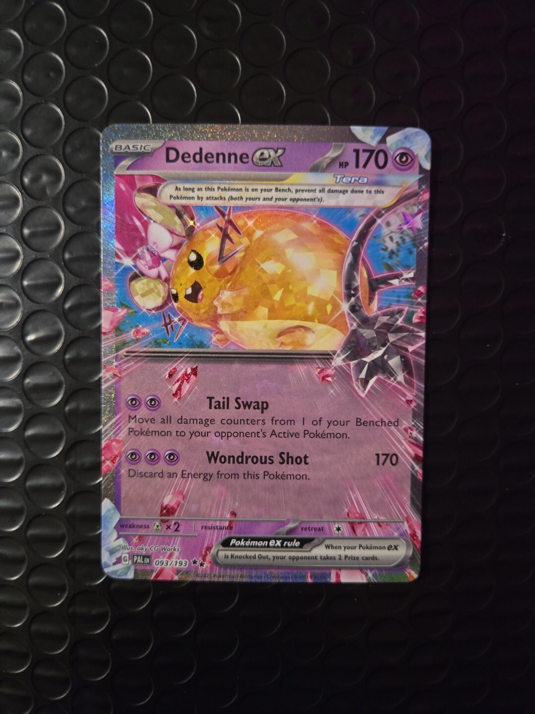 Pokémon TCG Paldea Evolved Dedenne ex 093/193 TS1 | eBay