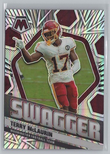 2021 Panini Mosaic #SWAG15 Terry McLaurin Swagger Silver | eBay