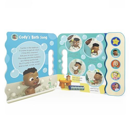 Cocomelon Yes, Yes Bedtime 5-Button Song Book: Sing and Read Toy Book ...