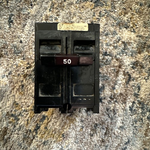 Murray MP250, 50 Amp, 240 Volt, 2 Pole, Plug-In Circuit Breaker NEW ...