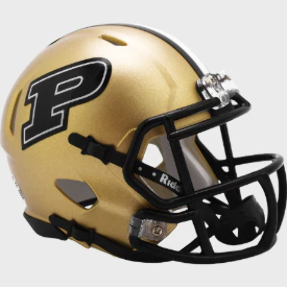 Purdue Boilermakers NCAA Mini Speed Football Helmet Gold - NCAA. | eBay