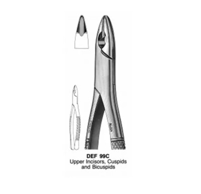 Original Miltex Dental 99C Extract Forceps Stainless Steel Upper ...
