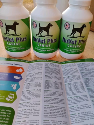 NuVet Labs NuVet Plus Canine Natural Supplement | eBay
