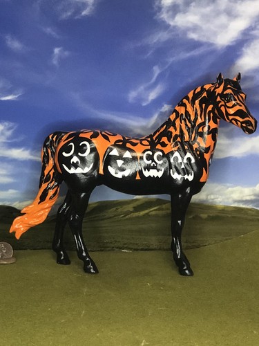 OOAK Custom Breyer Fairfax Morgan Halloween Horse Pumpkin Patch 🎃 x D ...