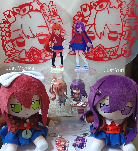Doki Doki Literature Club ! Monika Fumo Plush Doll 20Cm Dress Up ...