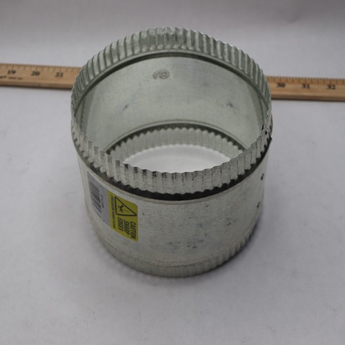 Master Flow 6 in. Flexible Duct and Sheet Metal Connector Splice Collar ...