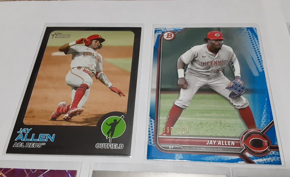 47 Reds W Jay Allen 2022 #/50 & #/125 4 Luke Holman 3 Chase Petty 4 ...