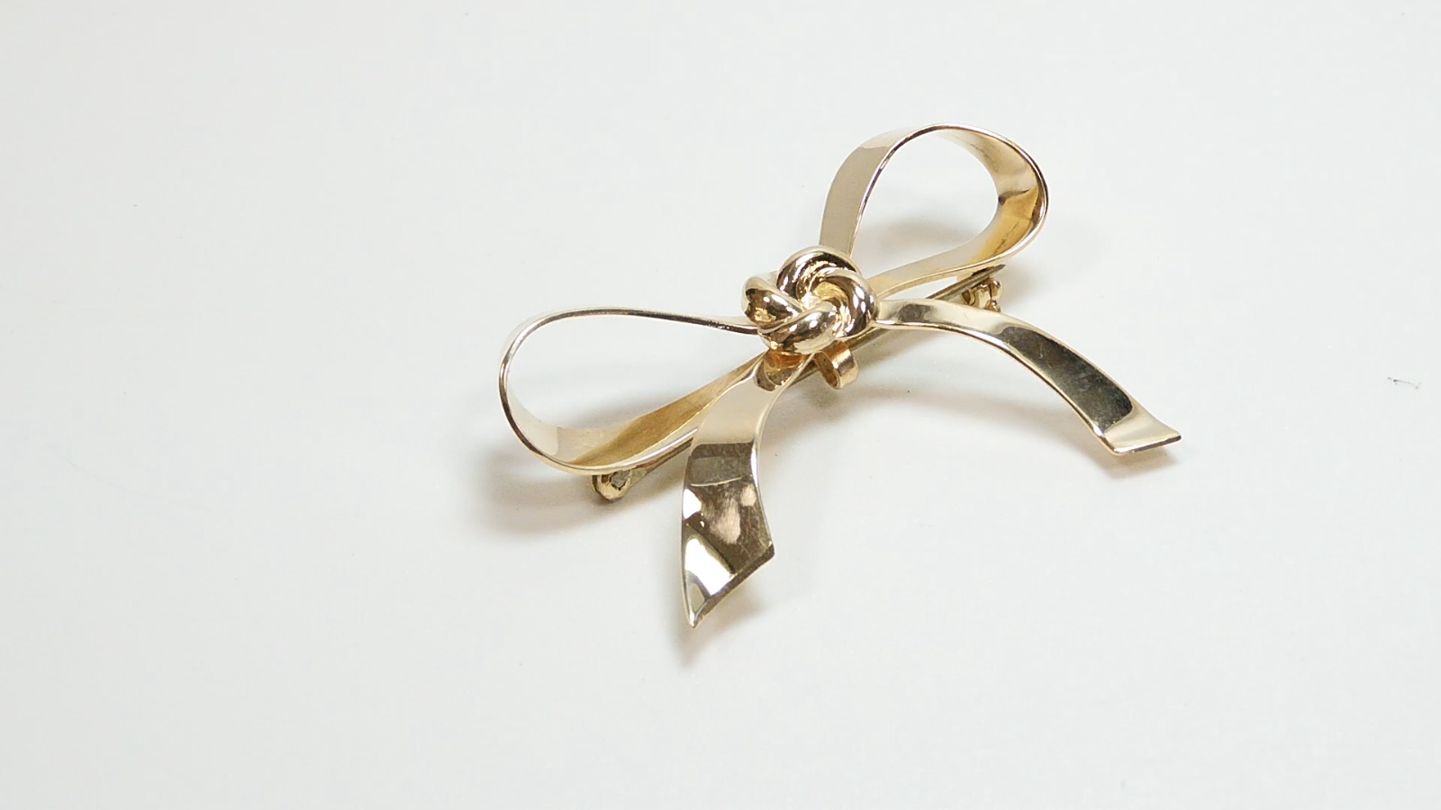 Estate Retro 13KY Love Knot Bow Pin With Hook To Hang Miss Bissy 6.5 ...