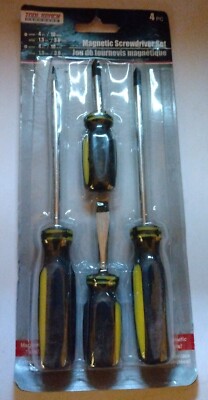 Tool Bench Hardware 4 PC Magnetic Screwdriver Set | eBay
