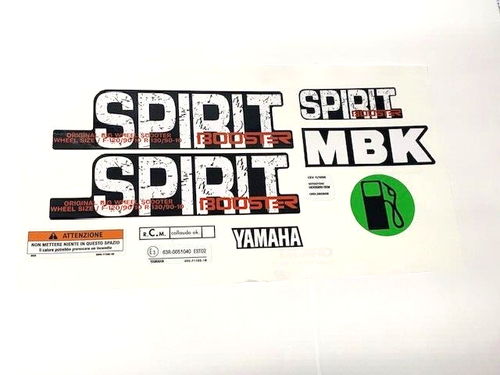 MBK Booster Spirit 50 1997 Kit Autocollant Stickers Logo Autoccollant ...