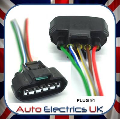 For Volvo - Mass Air Flow Sensor Maf Connector Pigtail 5-Pin Plug With ...