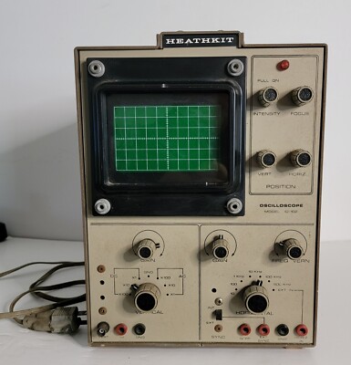 Vintage Heathkit Model I0-102 Oscilloscope For Parts Or Display Pick Up ...