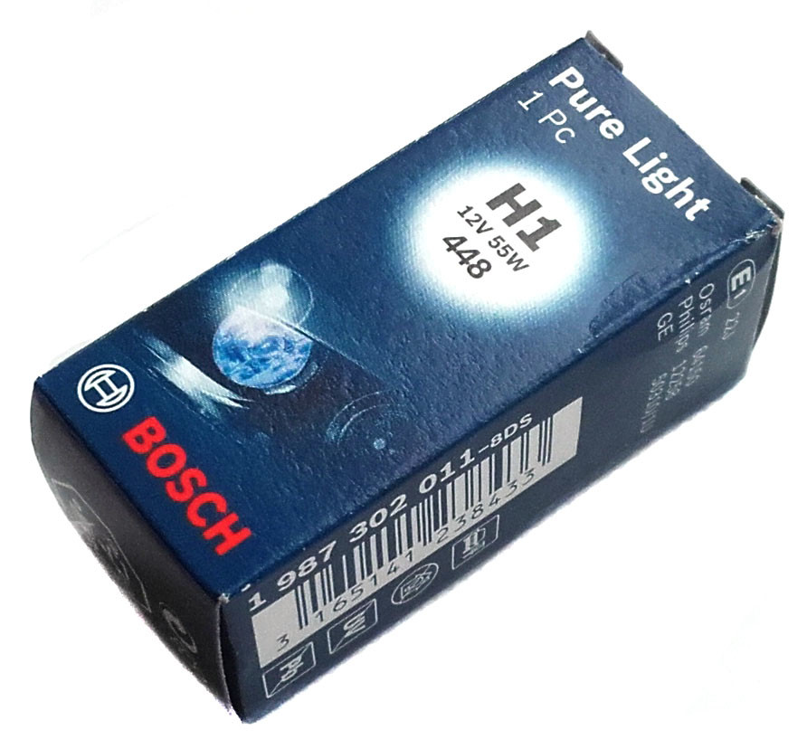 Bosch Pure Light H1 12V 55W 448 1987302011-8DS P14.5s Lamp Bulb | eBay