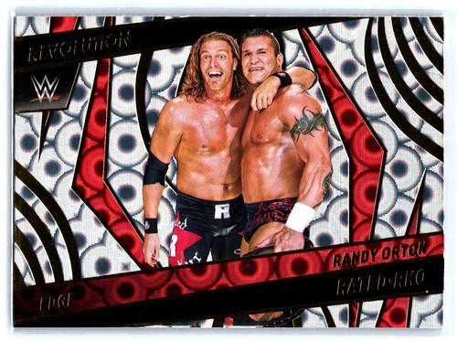 2022 PANINI REVOLUTION WWE GROOVE PARALLEL #143 RATED-RKO EDGE RANDY ...