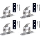 Solar Panel Foot Mount Aluminum Alloy For Roof Mount Photovoltaic ...