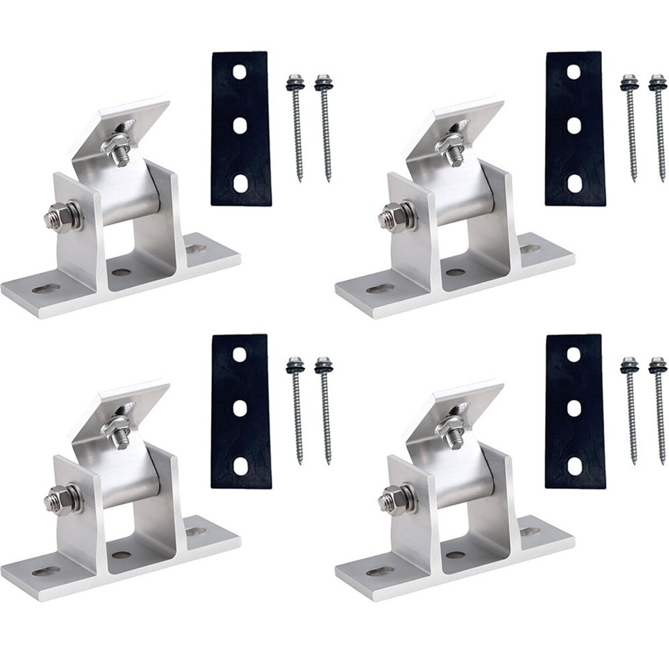 Solar Panel Foot Mount Aluminum Alloy For Roof Mount Photovoltaic ...