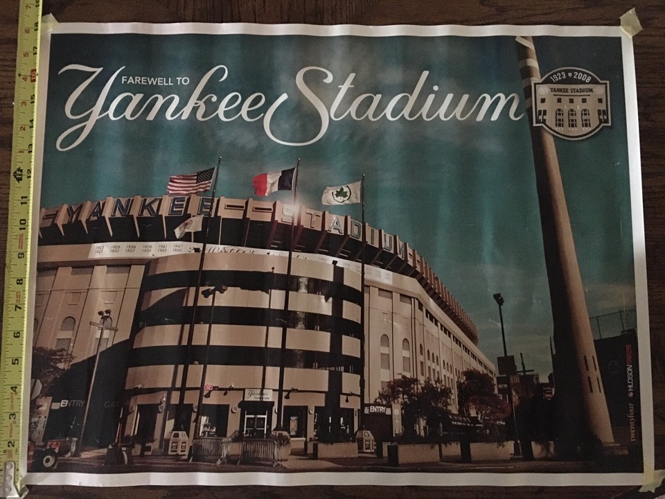 mlb Farewell to Yankee Stadium poster | eBay