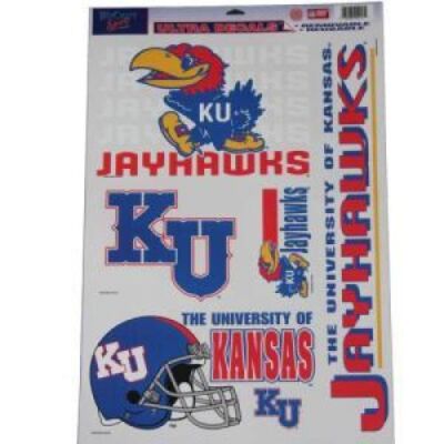 Kansas Jayhawks Ultra Decal Set 11" X 17" | eBay