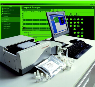 A2 ® Plate reader, imaging, fluorescent, 96-well plate, microarray ...