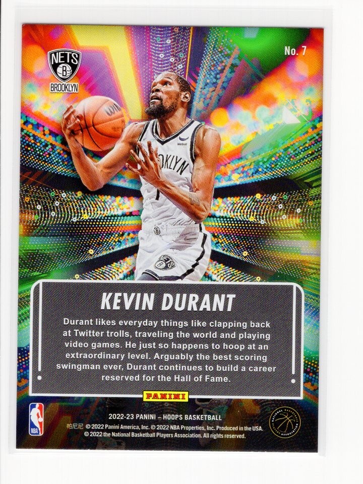 2022-23 Panini Hoops Kevin Durant Hoopla | eBay