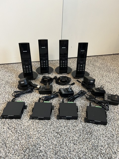 Savant Pro REM-1100-00 Wireless Smart Remote Control with Charging Dock ...