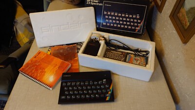 Sinclair ZX Spectrum 48k Computer Original Box With Power Pack And ...