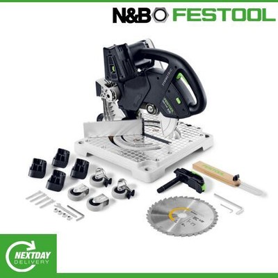 Festool Cordless compound mitre saw SYMC 70 EB-Basic SYMMETRIC 577424 ...