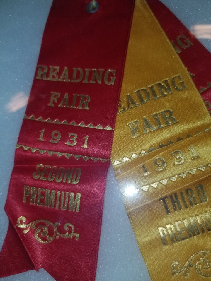Vintage 3pc 1931 Reading Fair Premium Award Ribbons | eBay