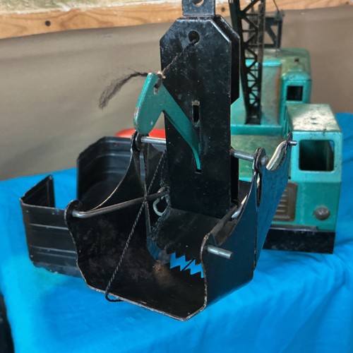Marx Lumar Contractors Mobile Boom Crane Pressed Steel 16" | eBay