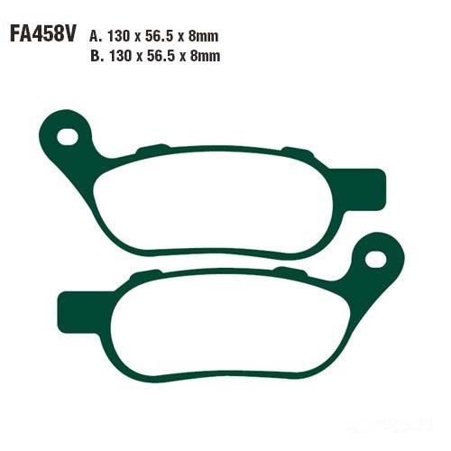 Bremsbelag EBC FA458HH hinten für Harley Davidson FXDF 1584 Dyna Fat ...