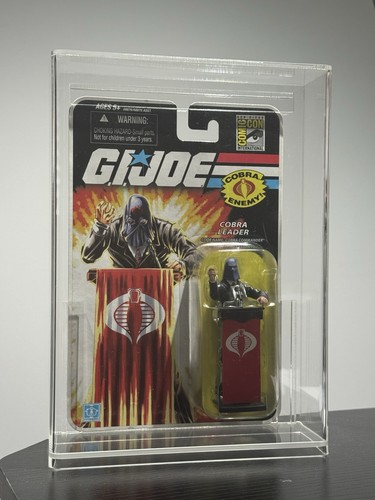 2008 SDCC ComicCon Gi Joe Cobra Leader Commander Black Suit Unopened ...