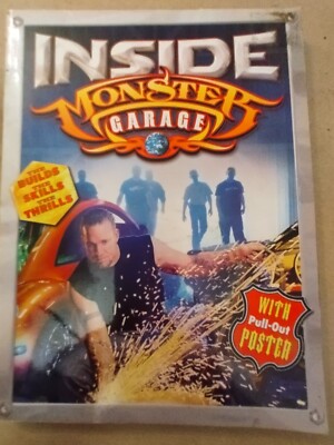 Inside Monster Garage TV Show Book Pull Out Poster Ken Vose, author ...