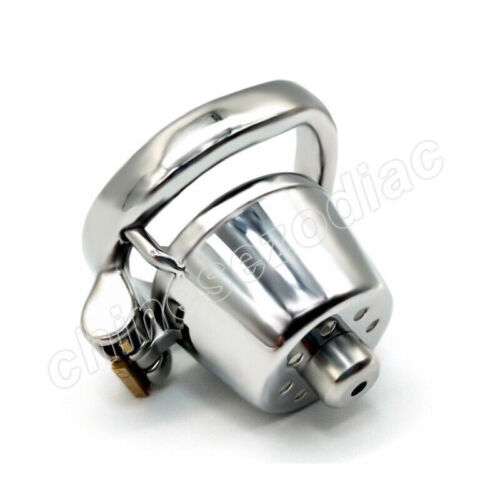 Stainless Steel Metal Male Chastity Cage Restraints Lock Chastity ...