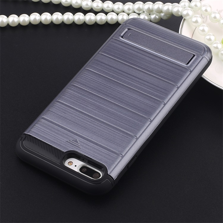 Dual Layer Protection Armor Case With Card Slot & Kickstand For iPhone ...