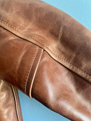 Custom Aero Leather Clothing Hooch Hauler Chromexcel Horsehide Leather ...