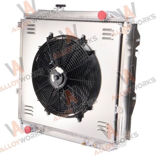4-Row Radiator+Shroud Fan Relay Fit 1996-2002 Toyota 4Runner 2.7L L4 3 ...
