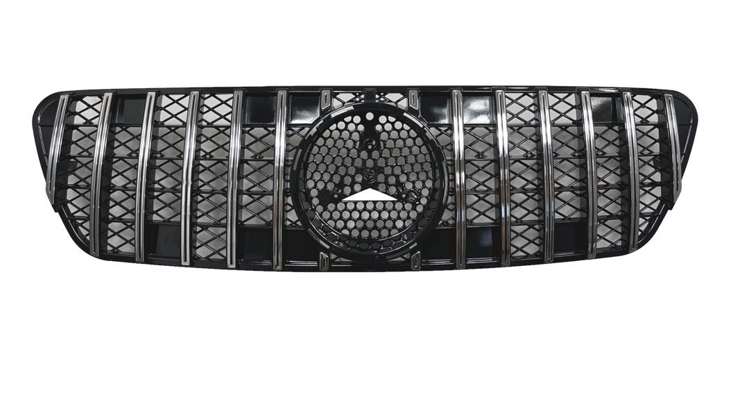 ML500 ML430 ML350 ML55 ML GT Black-Chrome Grille 1996-2005 Panamericana ...