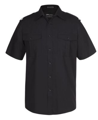 Jb's wear Men's Epaulette Shirt Chest Pockets With one Pen Insert ...