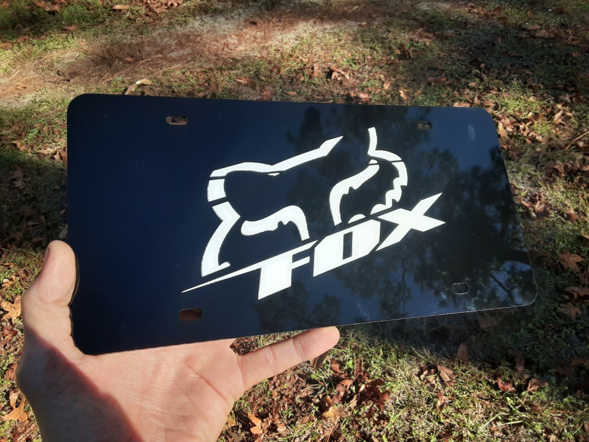 Fox Racing License Plate Sale